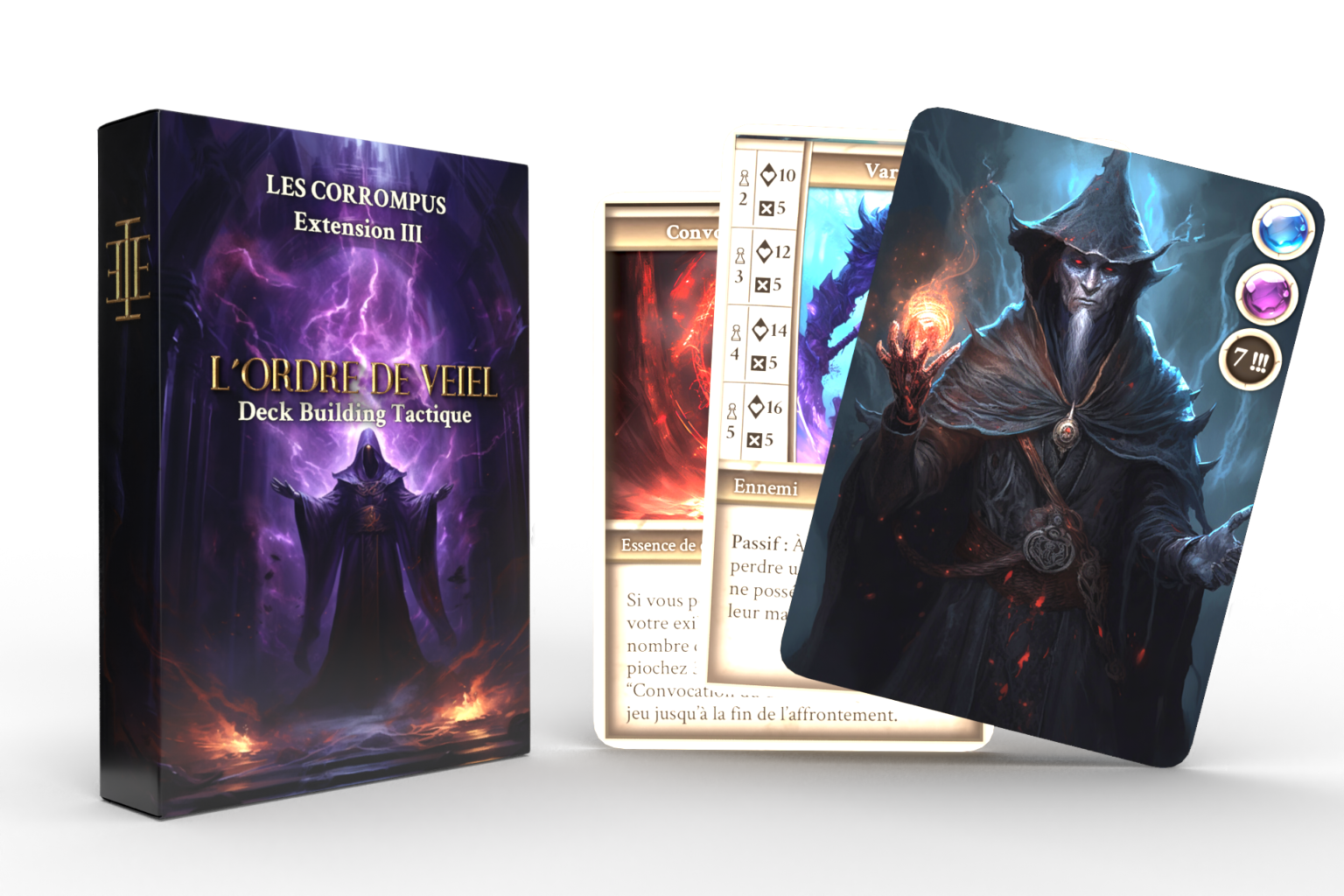 L’ordre de Veiel : Deck building tactique + 4 Extensions – PARIA