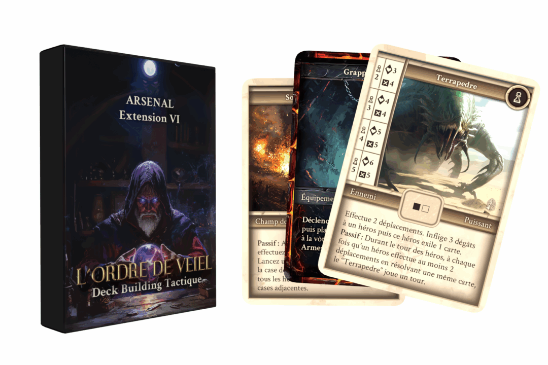 [Nouveauté] Extension 5 à 8 pour ODV : Deck building tactique | PARIA